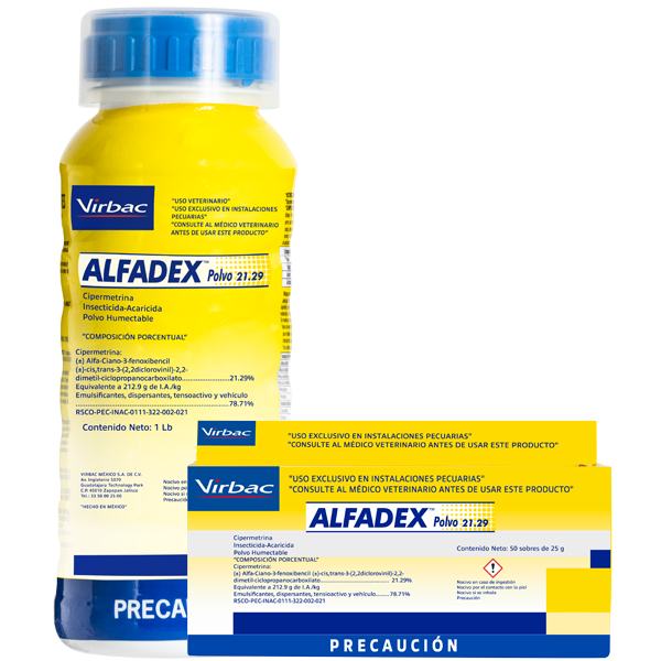 ALFADEX™ Polvo - Insecticida para Control de Parásitos y plagas